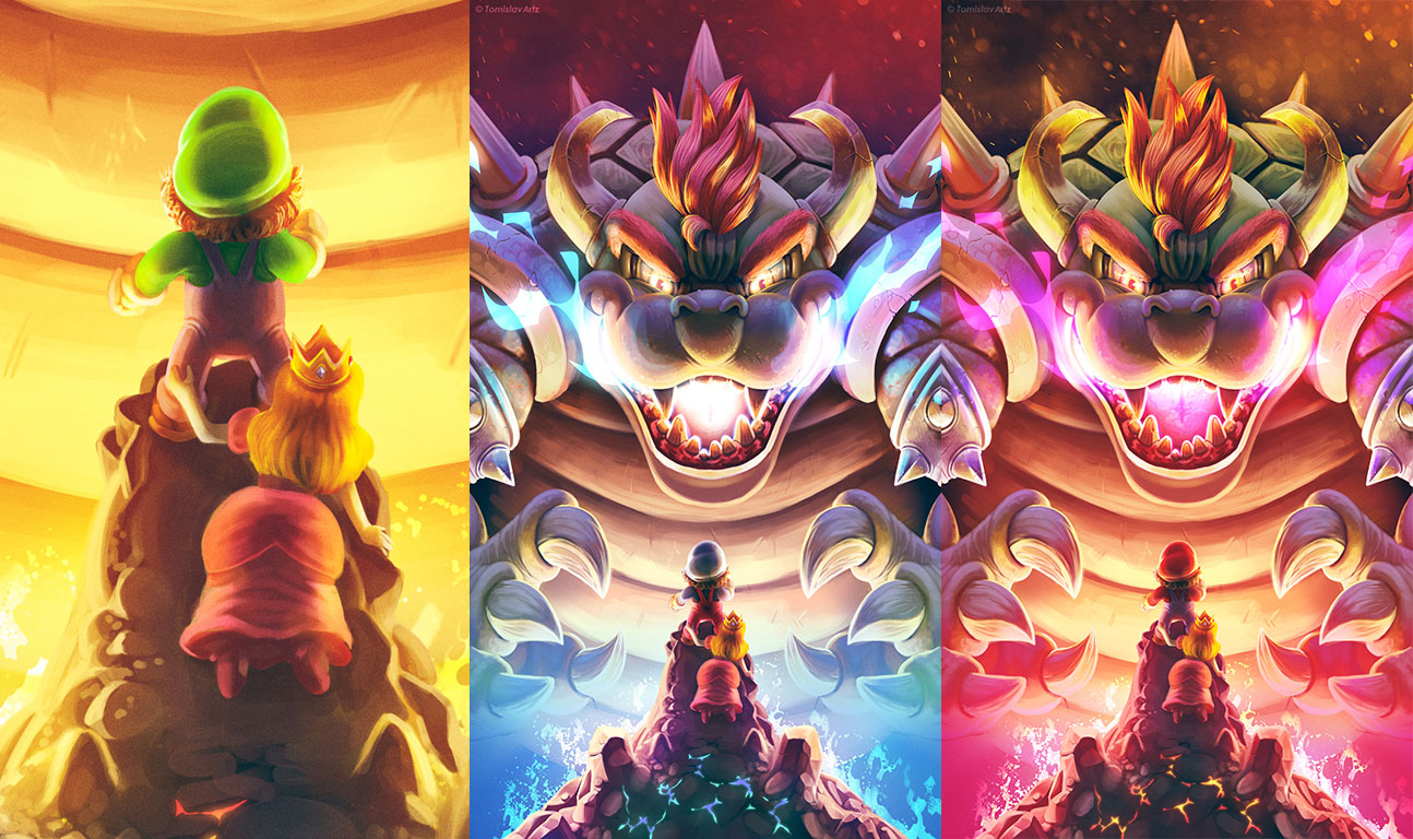 The Final Boss – Bowser Concept Art - by Tomislav